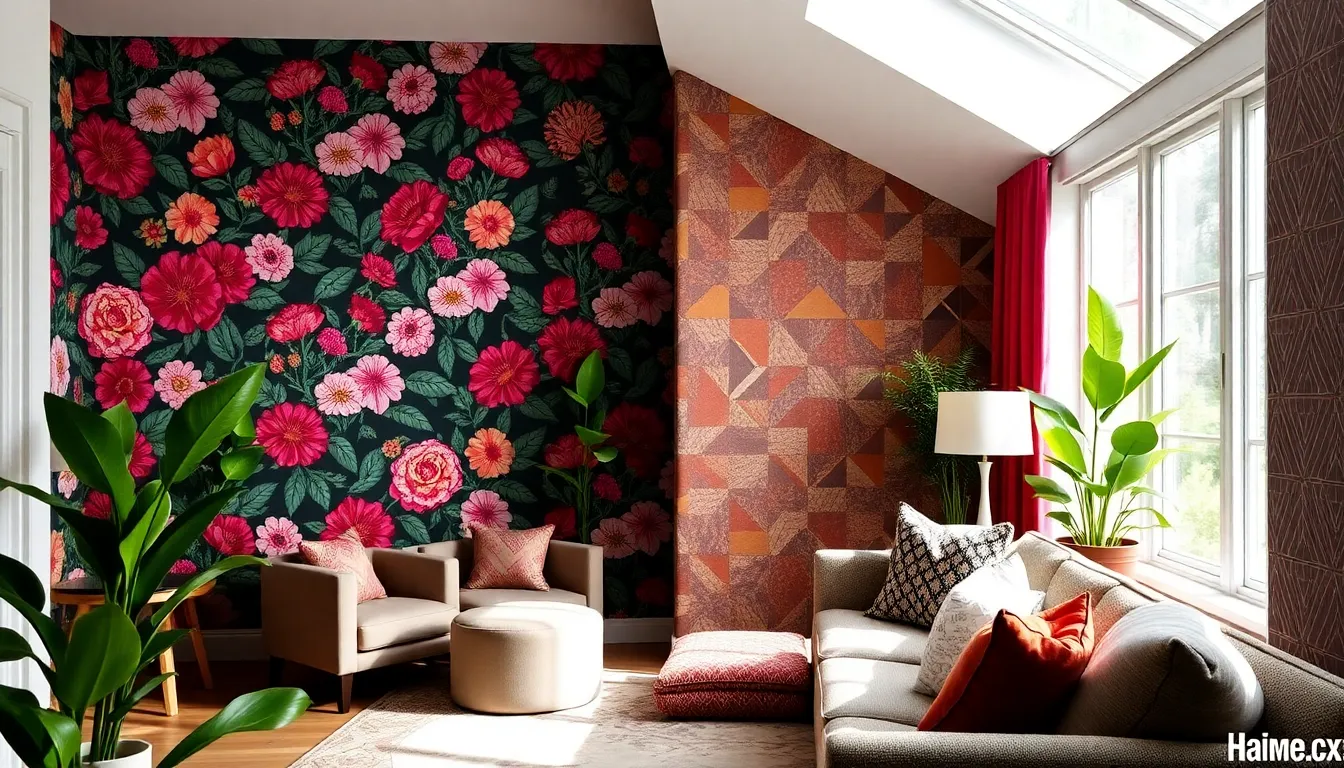 15 Stunning Pattern Mixing Wallpapers That'll Transform Your Space (Wait Until You See #7 ...